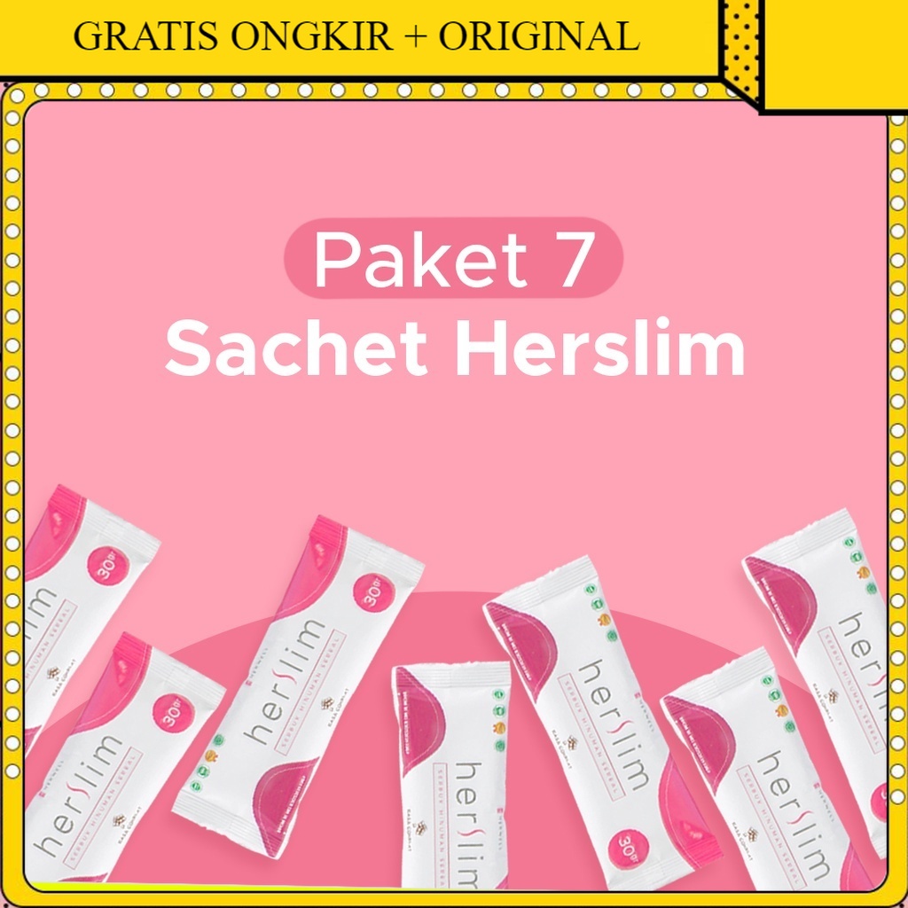 Jual PAKET 7 SACHET Herslim - Meal Replacement Untuk Diet Yang Kaya ...