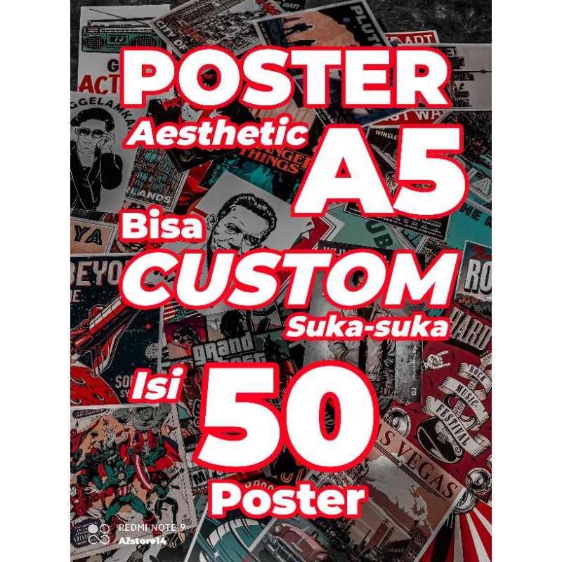 Jual Poster Aesthetic | Poster Estetik | Poster A5 | Poster Murah ...