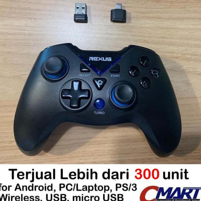 Jual Rexus Gladius Gx100 Wireless Gamepad Pubg Android Usb Pc Joystick Promo | Shopee Indonesia