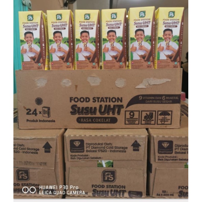 Jual SUSU UHT FOOD STATION 200ML | Shopee Indonesia