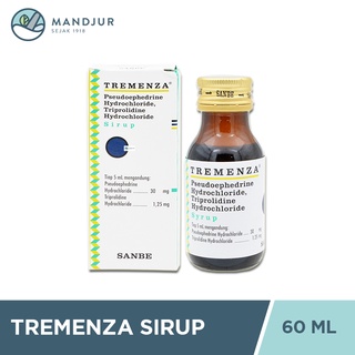 Jual Tremenza Sirup 60 mL - Sirup Obat Flu Alergi ISPA Indonesia|Shopee ...