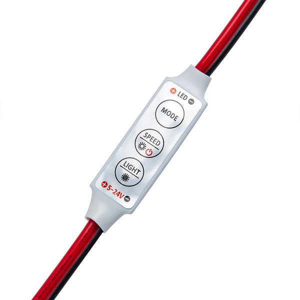 Jual Modul Led Mini Dimmer Controller Kedip Strobo 6 Mode 6 Speed 6A ...