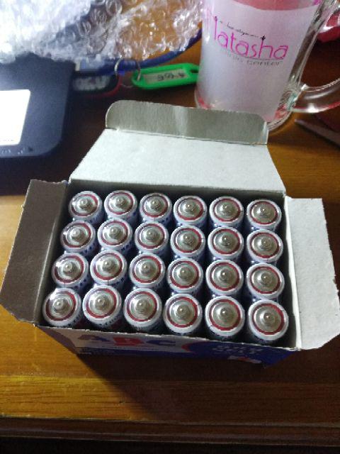 Baterai ABC Biru Battery Jam AA 1 dus 24 pcs Type 1.5V Baterai Jam ...