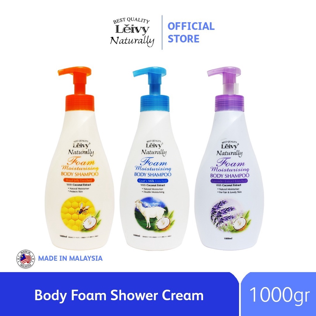 Jual TERMURAH!!! Leivy Body Foam All Varian - 1000ml | Shopee Indonesia