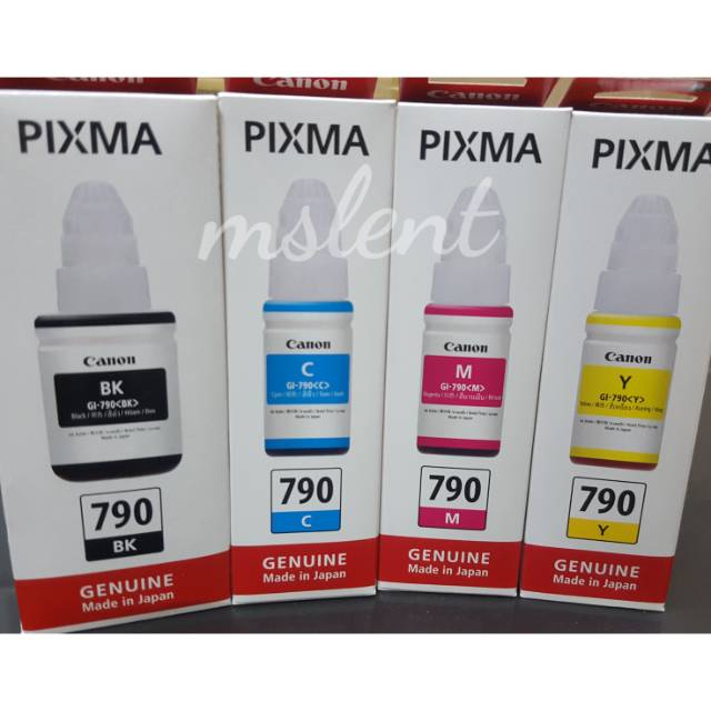 Jual Tinta Canon 790 / GI-790 / GI 790 Black ORIGINAL Indonesia|Shopee ...