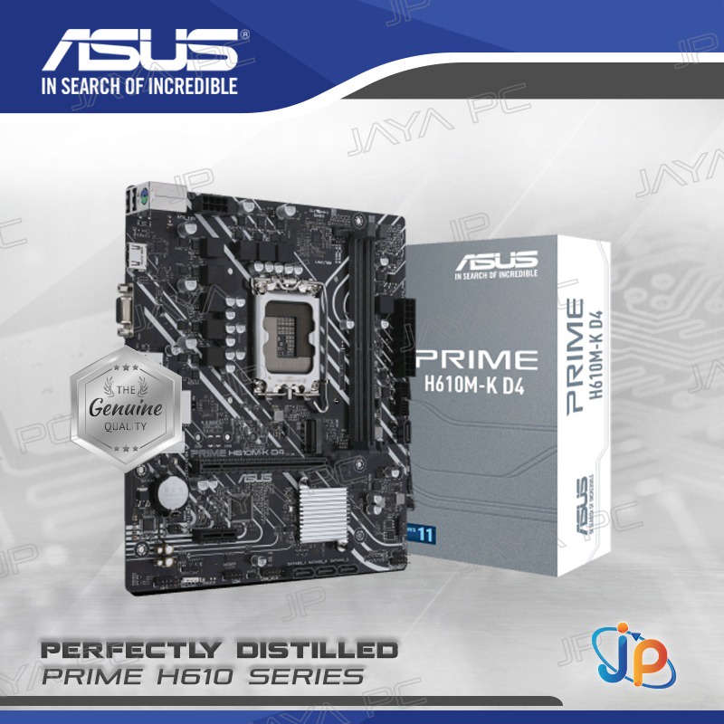 Jual Motherboard ASUS PRIME H610M-K D4 (LGA1700, H610, DDR4, USB3.2, SATA3) | Shopee Indonesia