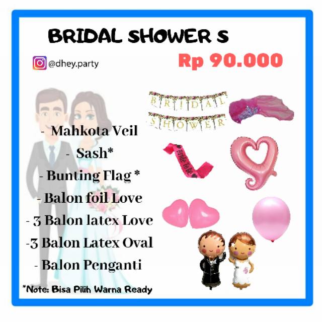 Jual PAKET BRIDAL SHOWER Indonesia|Shopee Indonesia