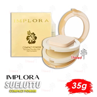 Jual (INEED) ( 320 ) Bedak Implora compact powder 3 IN 1 | Shopee Indonesia