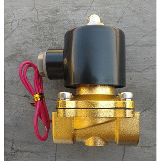 Jual Solenoid Valve Kuningan 1/2 Inchi 220AC Normaly Closed | Shopee Indonesia
