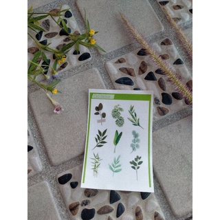 Jual stiker daun, Sticker daun, leaf stiker sheets | Shopee Indonesia