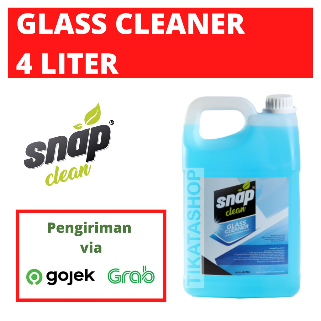 Jual PEMBERSIH KACA GLASS CLEANER SNAP CLEAN | Shopee Indonesia