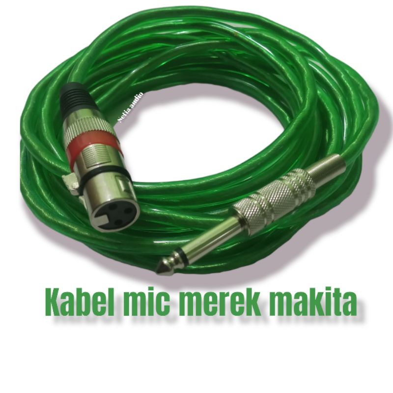 Jual kabel mic microphone makita 10 meter full | Shopee Indonesia