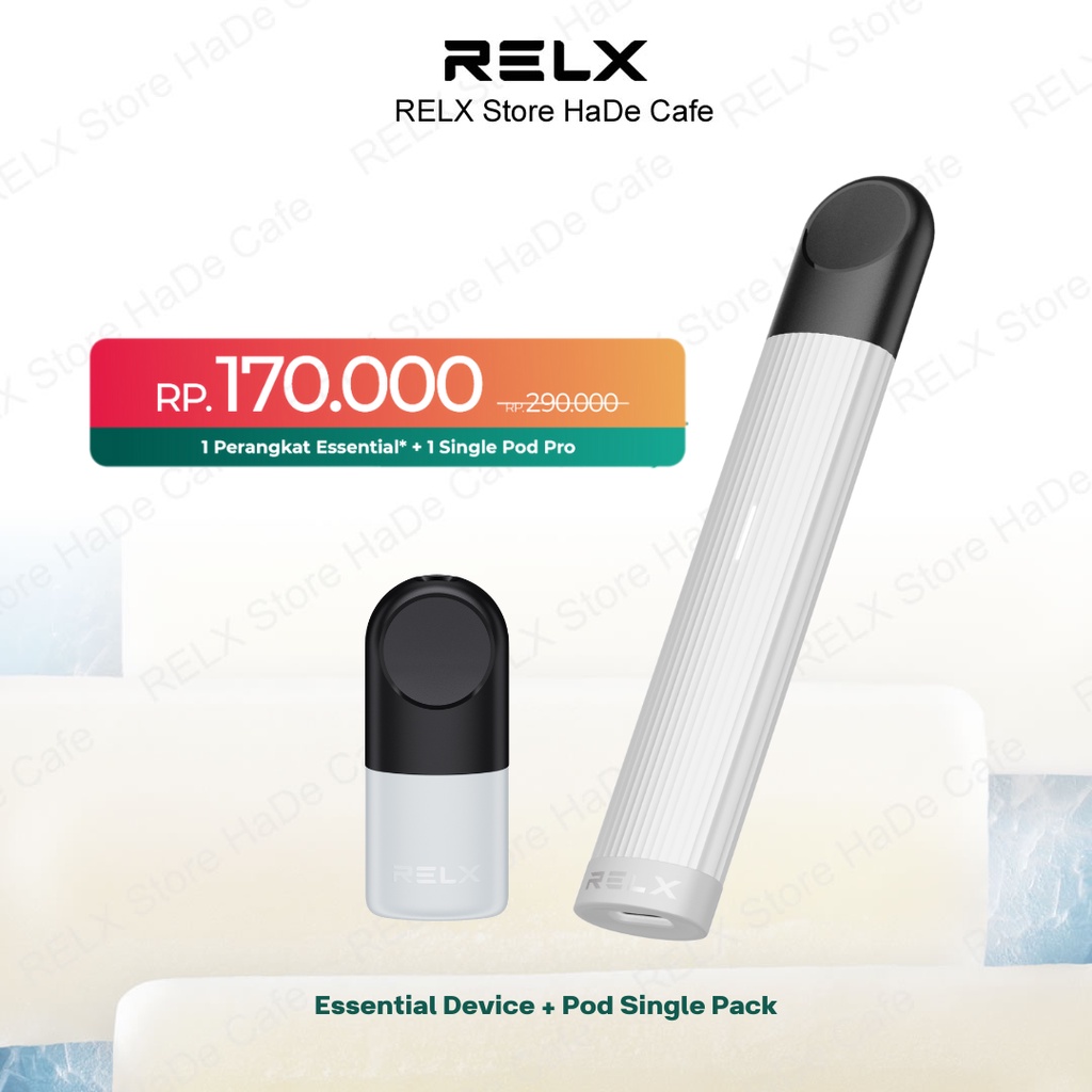 Jual RELX Bundle Essential White Device and Pod (Isi 1 Pod) | Shopee ...