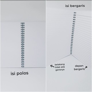 Jual Notes notebook buku A5 motif abstrak daun garis cat / buku catatan ...