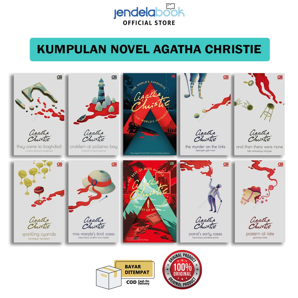 Jual Seri Lengkap Novel Agatha Christie Koleksi Lengkap | Shopee Indonesia