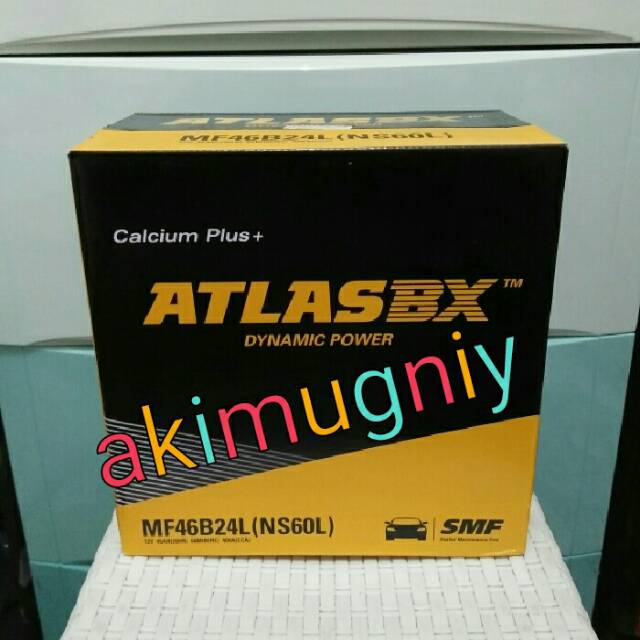 Jual aki ns60l 46b24l mf atlas bx calcium plus 12v 45ah yuasa ns gs massiv | Shopee Indonesia