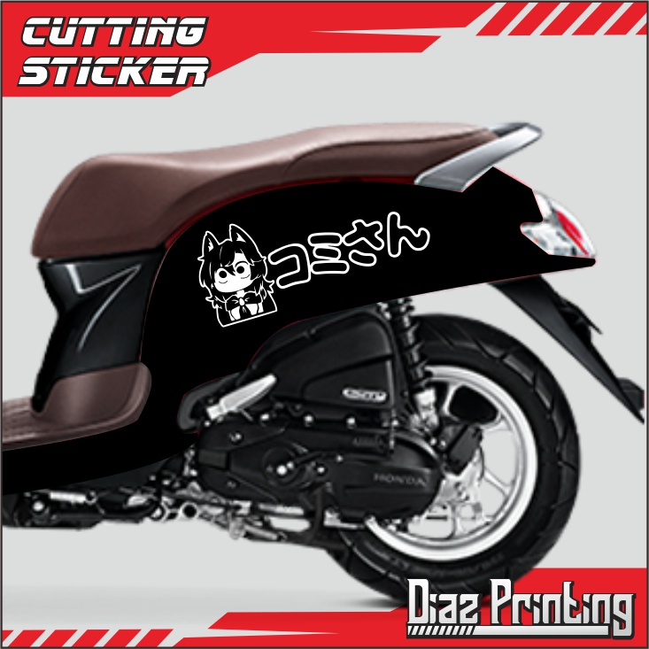 Jual STRIPING MOTOR / STICKER CUTTING SCOOPY VESPA MATIC GENIO ...