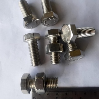 Jual BAUT STAINLESS M12 X 30 / BAUT SS M12 X 30 SUS 304 / BAUT M12X30 ...