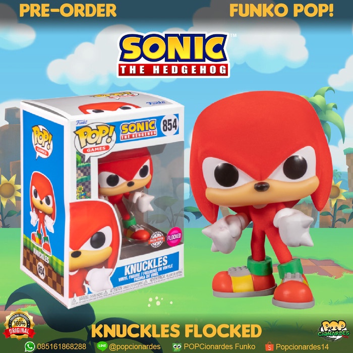 Jual Funko POP! Sonic The Hedgehog - Knuckles Flocked #854 | Shopee ...
