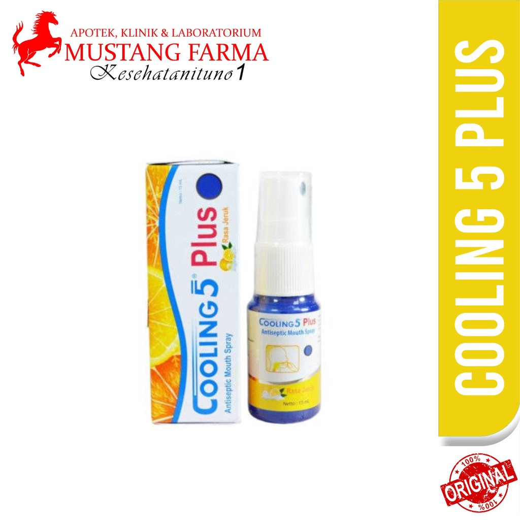 Jual Cooling 5 Plus Orange Obat Sakit Gigi | Sariawan | Radang Gusi isi ...