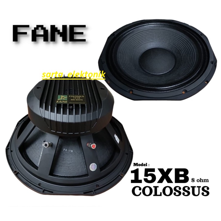 Jual Speaker Fane 15 Inch Collosus 15XB Fane 15 XB original | Shopee ...