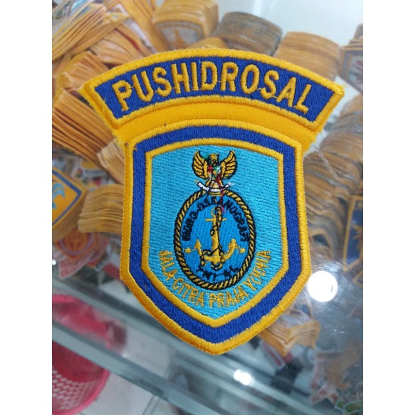 Jual Badge | Bet | Brevet PDH TNI AL PUSHIDROSAL | Shopee Indonesia
