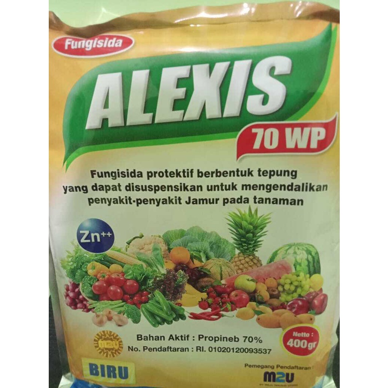 Jual Fungisida ALEXIS 70WP 400Gr - Bahan Aktif Propineb 70% + Zn ...