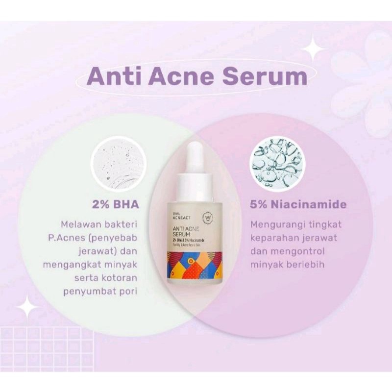 Jual ERHA ACNEACT ANTI ACNE SERUM 30ML | Shopee Indonesia