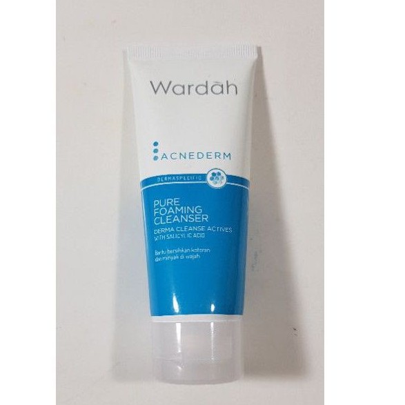 Jual Sabun Wajah Wardah Acnederm Pure Foaming Cleanser (60ml) | Shopee ...