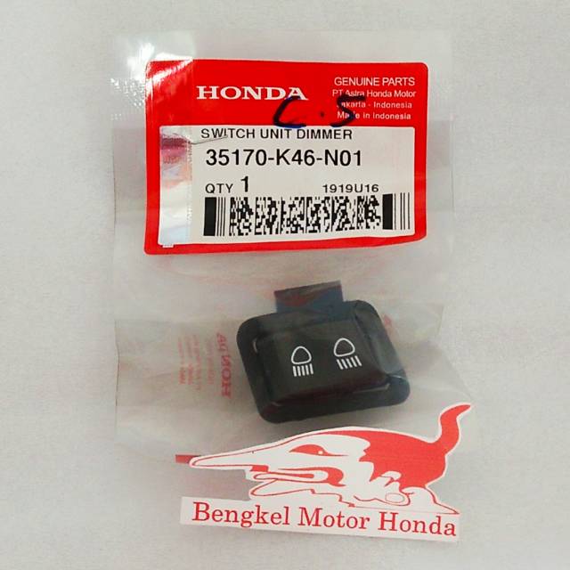 Switch Dimmer Saklar Tombol Lampu Jauh Dekat New Vario 110 FI LED Supra ...