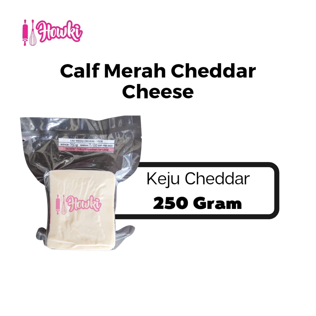 Jual Keju CalF Merah ( Cheddar Cheese ) Repack Indonesia|Shopee Indonesia