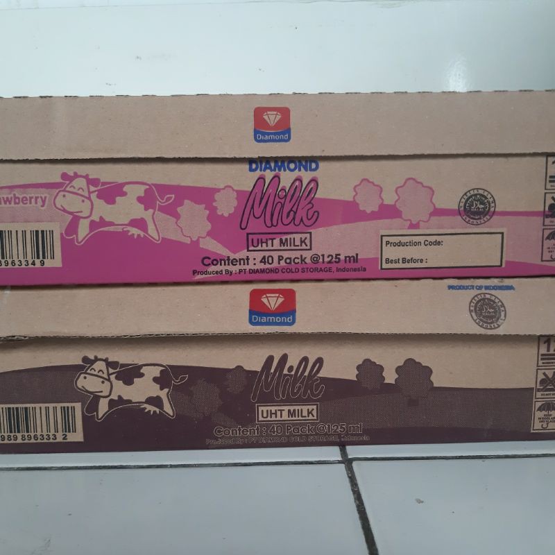 Jual Susu Diamond 125ml (1 Dus isi 40 buah) | Shopee Indonesia