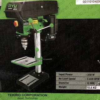 Jual Bor Duduk RYU TEKIRO 13mm Bench Drill 13mm RBD13 RBD 13 Indonesia ...
