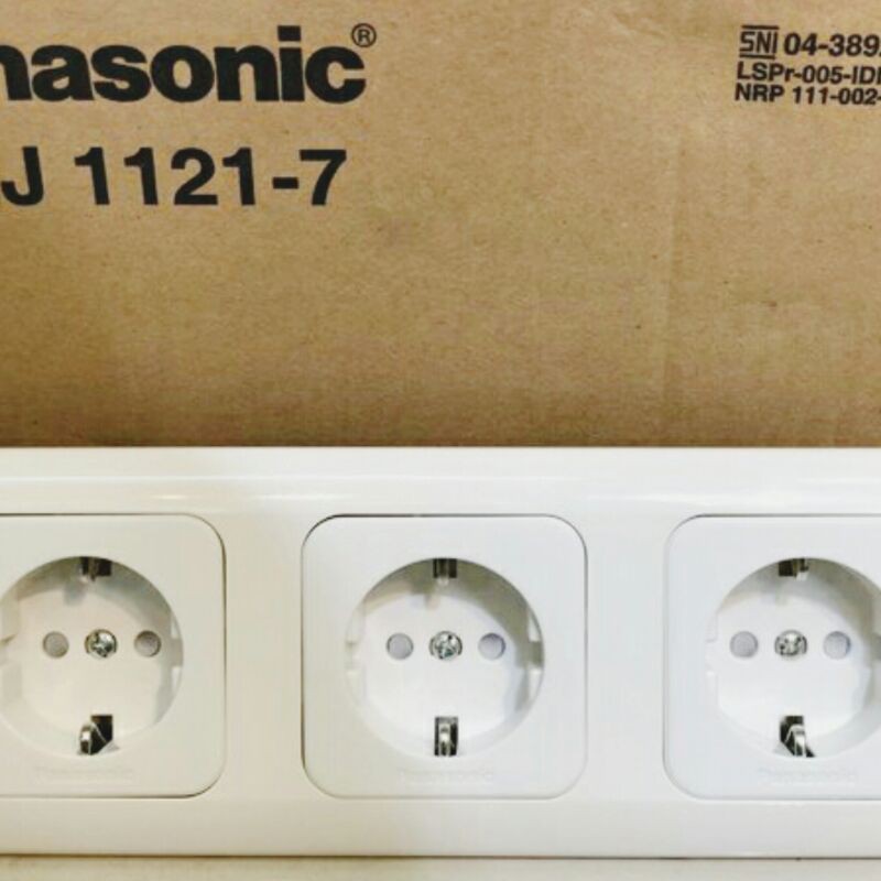 Jual STOP KONTAK TRIPLE PANASONIC ISI 3 TIGA GANG INBOW | Shopee Indonesia