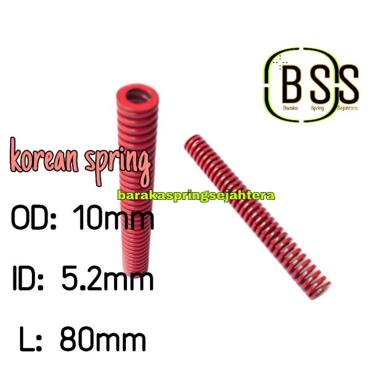 Jual Spring Merah 10-80 Per Hammer Original Korea | Shopee Indonesia