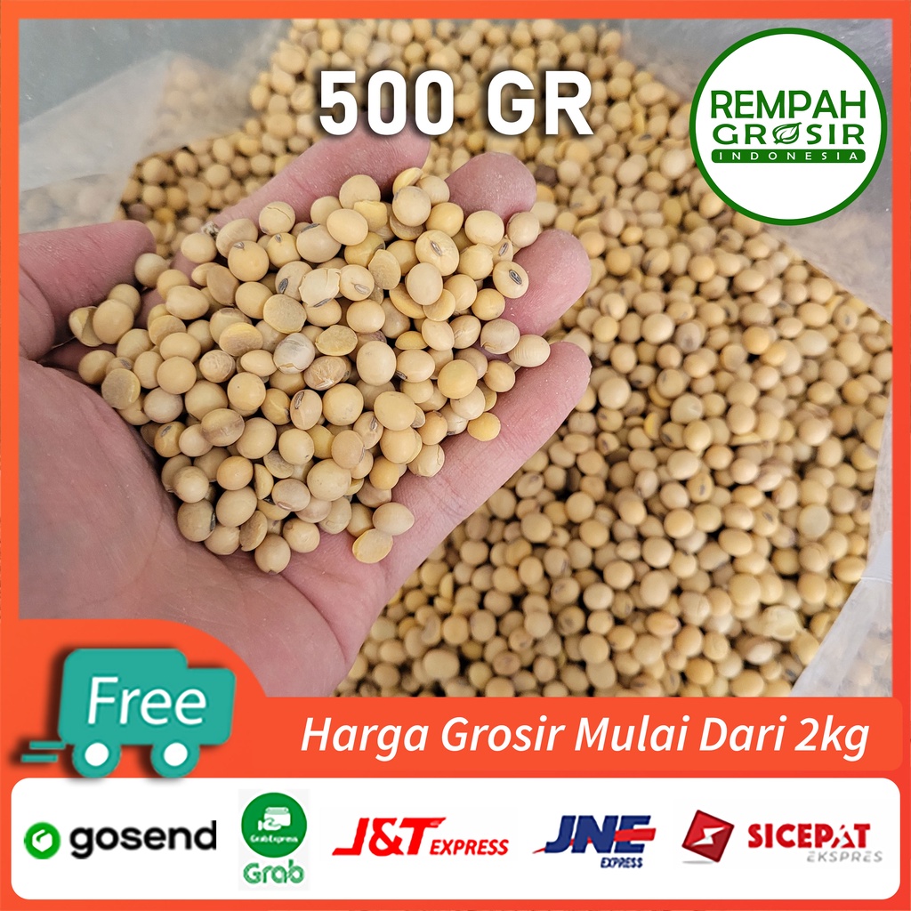 Jual Kacang Biji Kedelai Kedele Bersih Super 500Gr | Soy Bean 500 gr ...