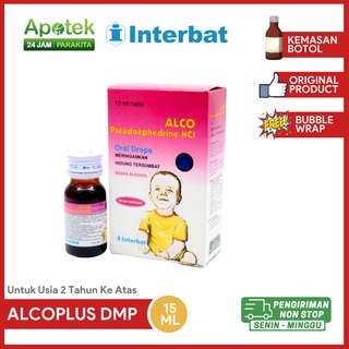 Jual Alco Plus/ DMP/ Drops Sirup Batuk Pilek Untuk Bayi dan Anak - Anak ...
