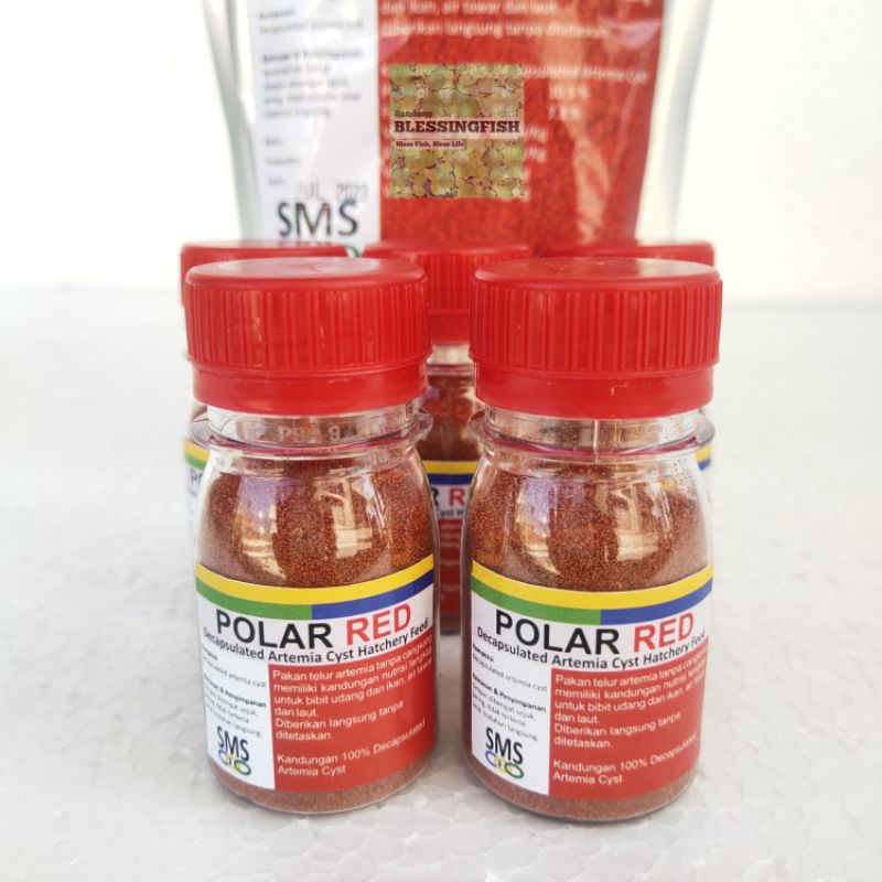 Jual Polar Red 20Gram Artemia Instan PolarRed Tanpa Cangkang 20Gram ...