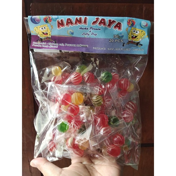 Jual permen bola isi 20pcs-permen manies-permen enak-manisan-jajan ...