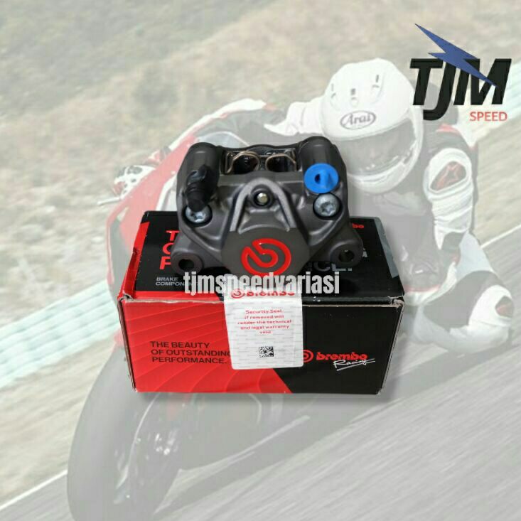 Jual Kaliper Caliper Brembo 2 Piston 2P P2 Grey Red Logo Universal ori Italy | Shopee Indonesia