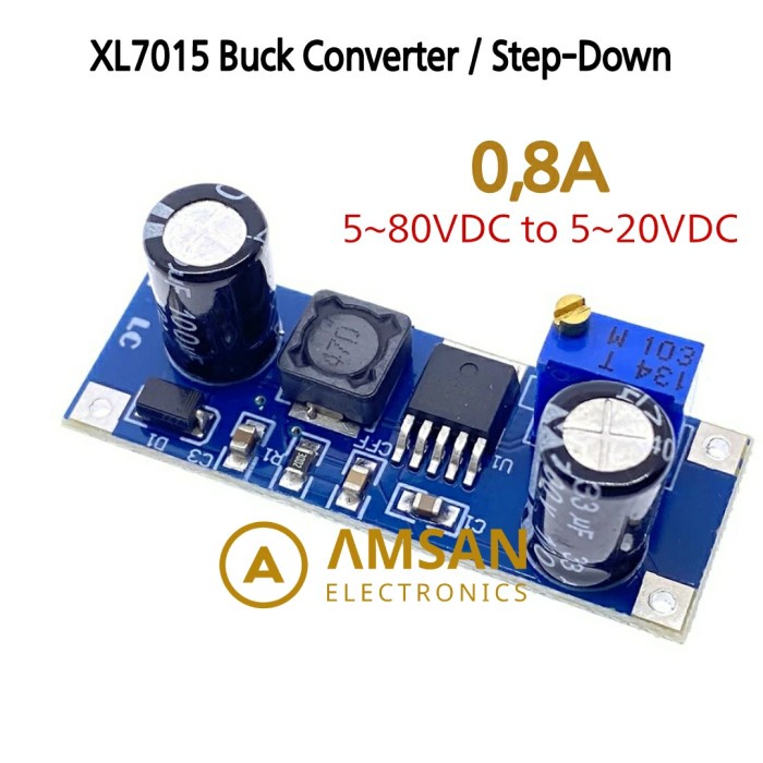 Jual XL7015 DC Buck Converter Step-down Module 5V-80V Wide Input XL ...