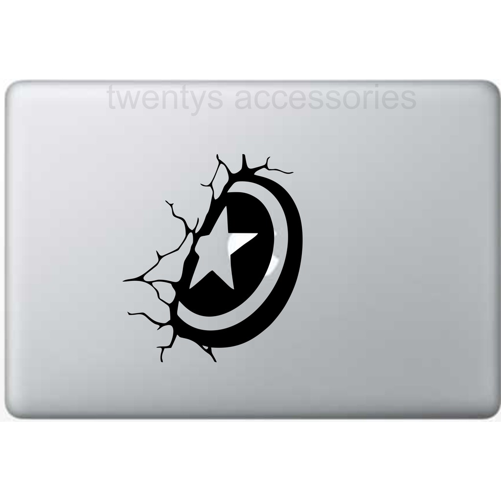 Jual Stiker Captain America Sticker Laptop Stiker Cutting | Shopee ...