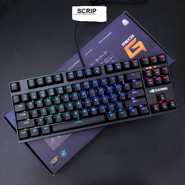 Digital Alliance MECA G RGB TKL Mechanicalc Gaming Keyboard Gateron ...