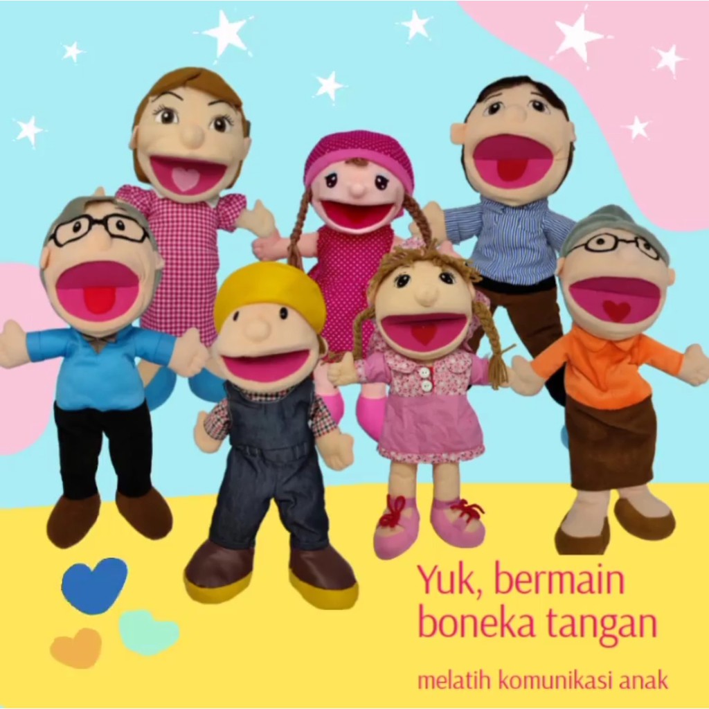 Jual Boneka Tangan / Muppet / Handpuppet Mainan Anak Perempuan Belofty ...