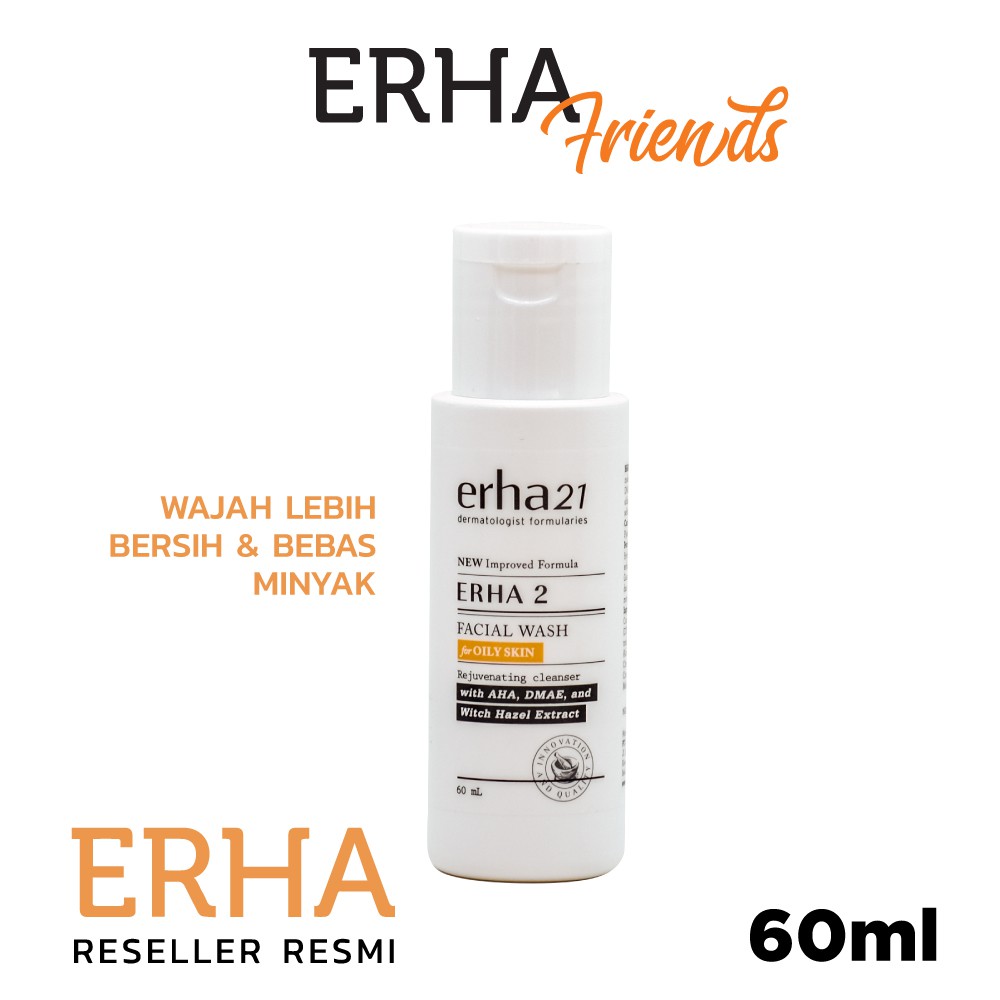 Jual ERHA Sabun Wajah Berminyak Erha 2 Facial Wash for Oily Skin 60ml ...
