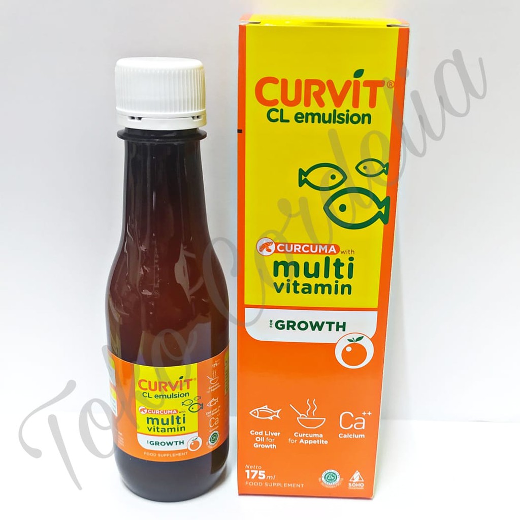 Jual Curvit CL Emulsion Sirup 175 ML Indonesia|Shopee Indonesia