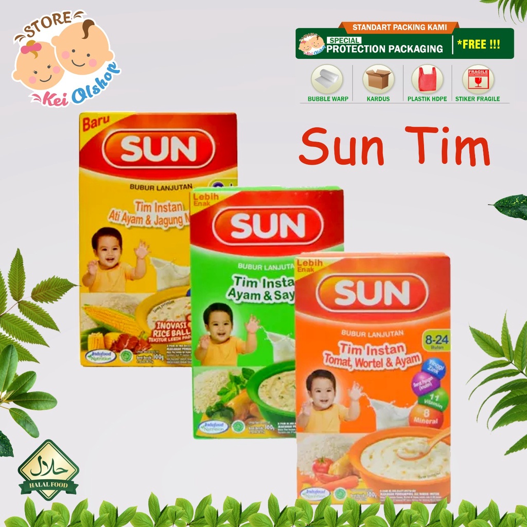 Jual SUN Tim Instant 8+ 100g Mpasi Bubur Sun tim instan lanjutan 8+ dan ...