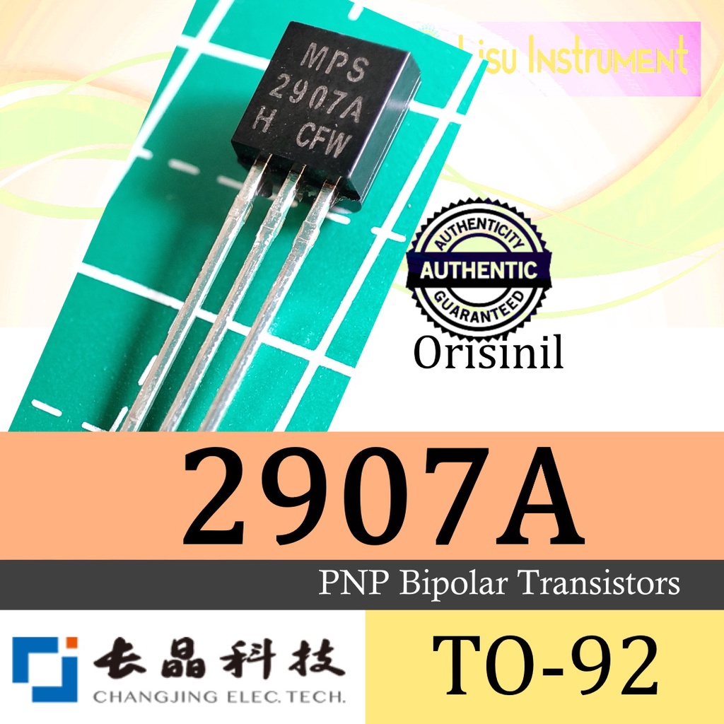 Jual P2N2907A 2N2907 2907 Amplifier Transistor PNP Silicon T0-92 ...