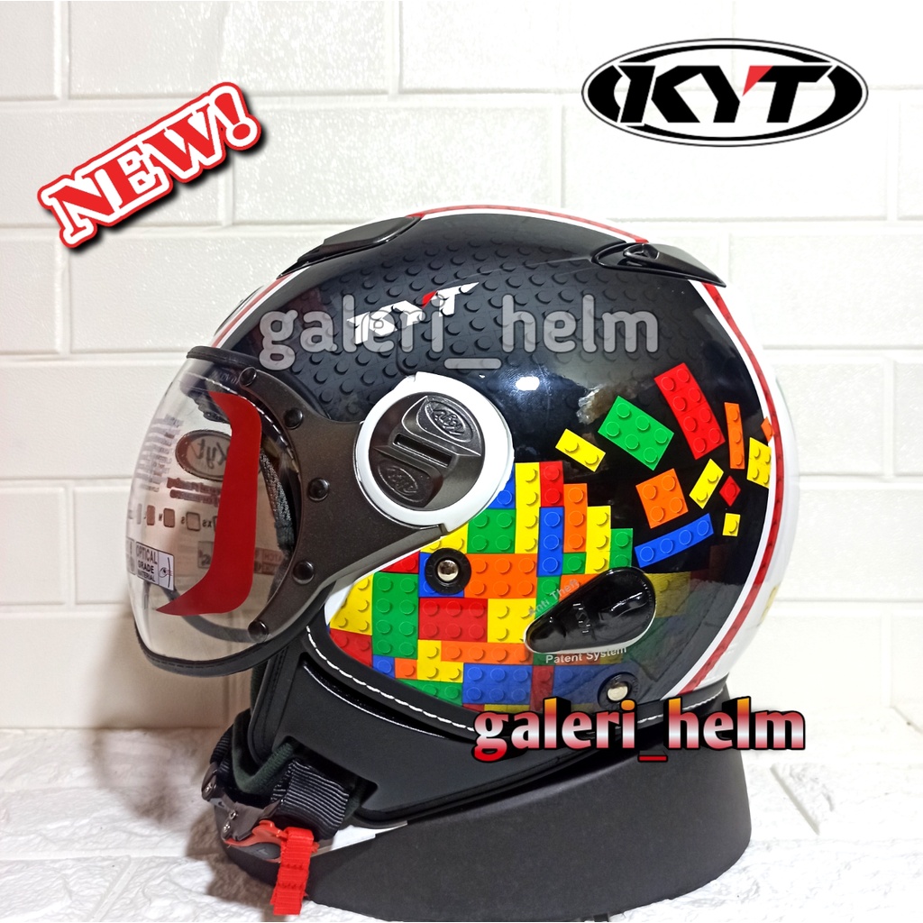 Jual Helm kyt elsico #5/kyt retro | Shopee Indonesia