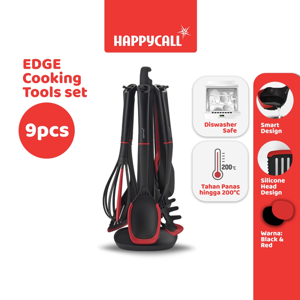 Jual Happycall Edge Cooking Tools Set - 9 Pcs | Shopee Indonesia